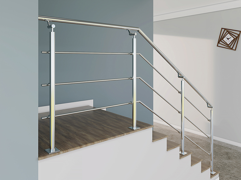 Round pipe railing | Crystal steels