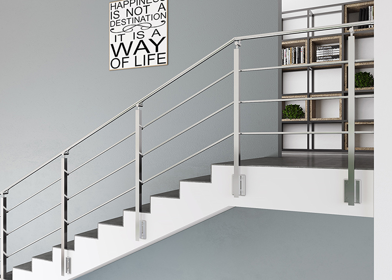Stainless Steel Square Pipe Railing Design | Crystal steels